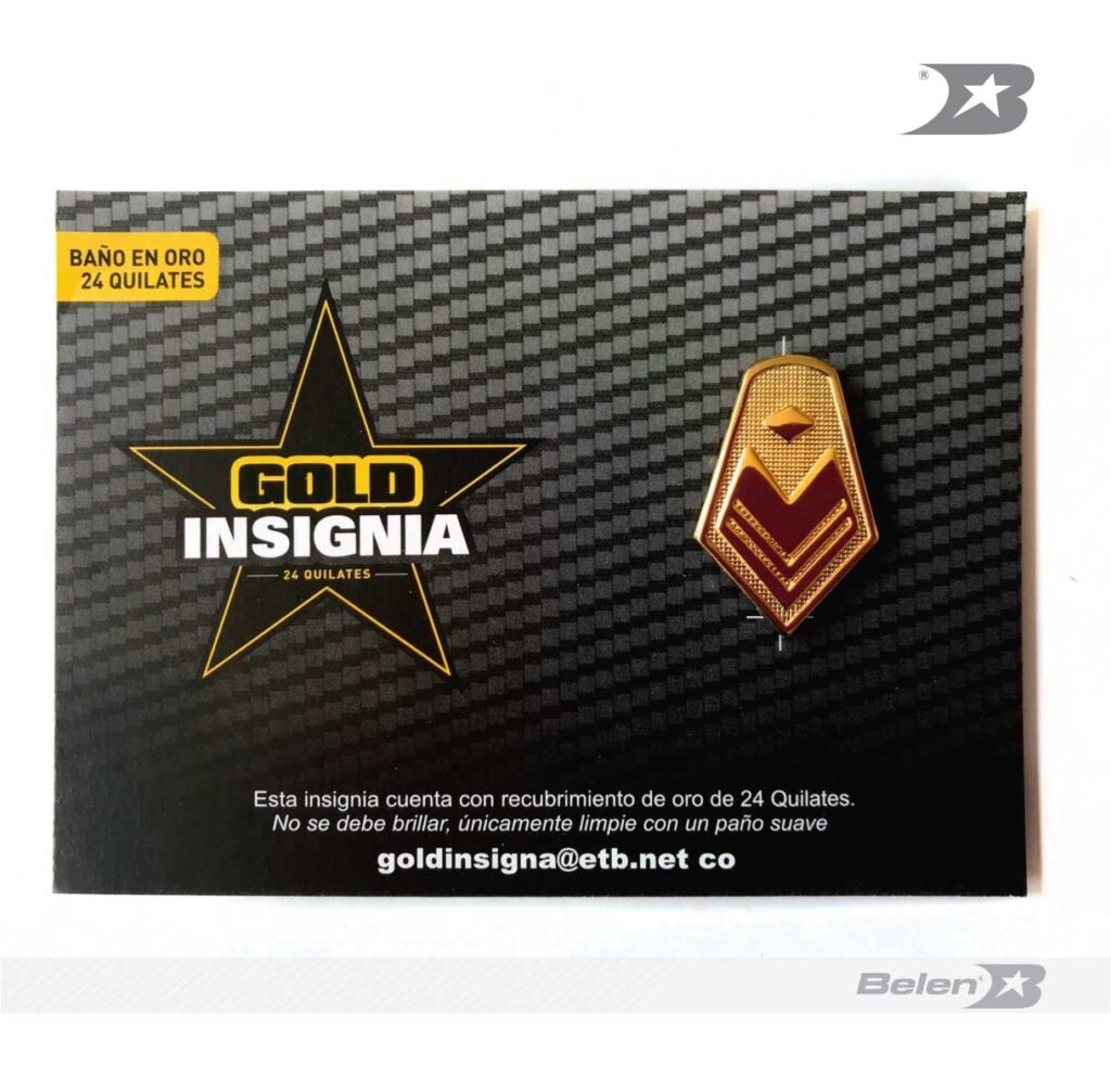 Sargento viceprimero gold Ejército - Tienda militar - Uniforme militar ...